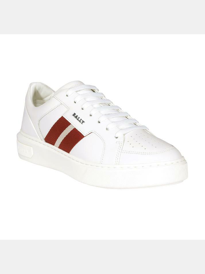 [발리] 23FW 무니 MOONY 스트라이프 스니커즈 화이트 6236586 | ETERNAL JOURNEY