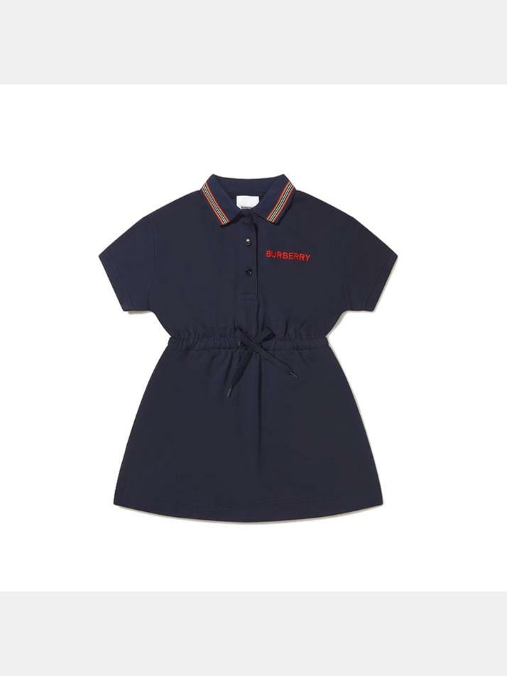[버버리] 22FW 키즈 로고 자수 카라 원피스 8054720 | ETERNAL JOURNEY