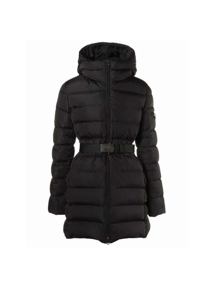 [프라다] 24FW 삼각로고 벨티드 후드 패딩 29O364 106O F0002 | ETERNAL JOURNEY