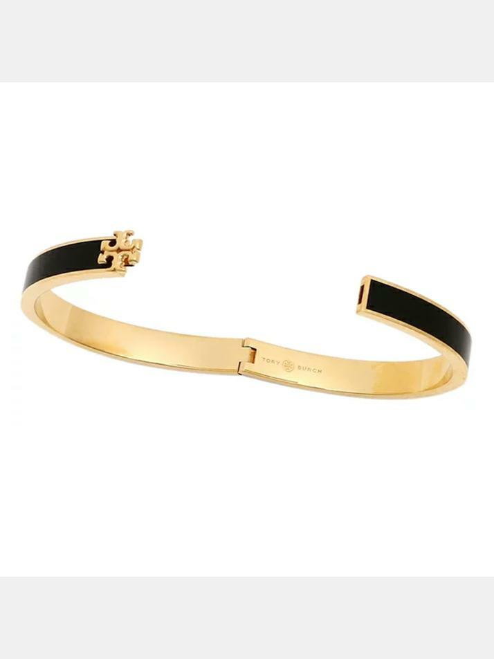 [토리버치] 25SS 키라 에나멜 뱅글 브레이슬릿 블랙 90550 720 | ETERNAL JOURNEY