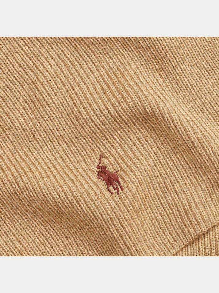 [랄프로렌] 25FW 브라운 포니 자수 골지 머플러 브라운 710886136 015 | ETERNAL JOURNEY