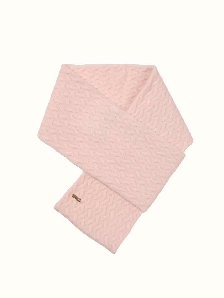 cashmere 100% | baby cashmere mini muffler - Pink | ETERNAL JOURNEY