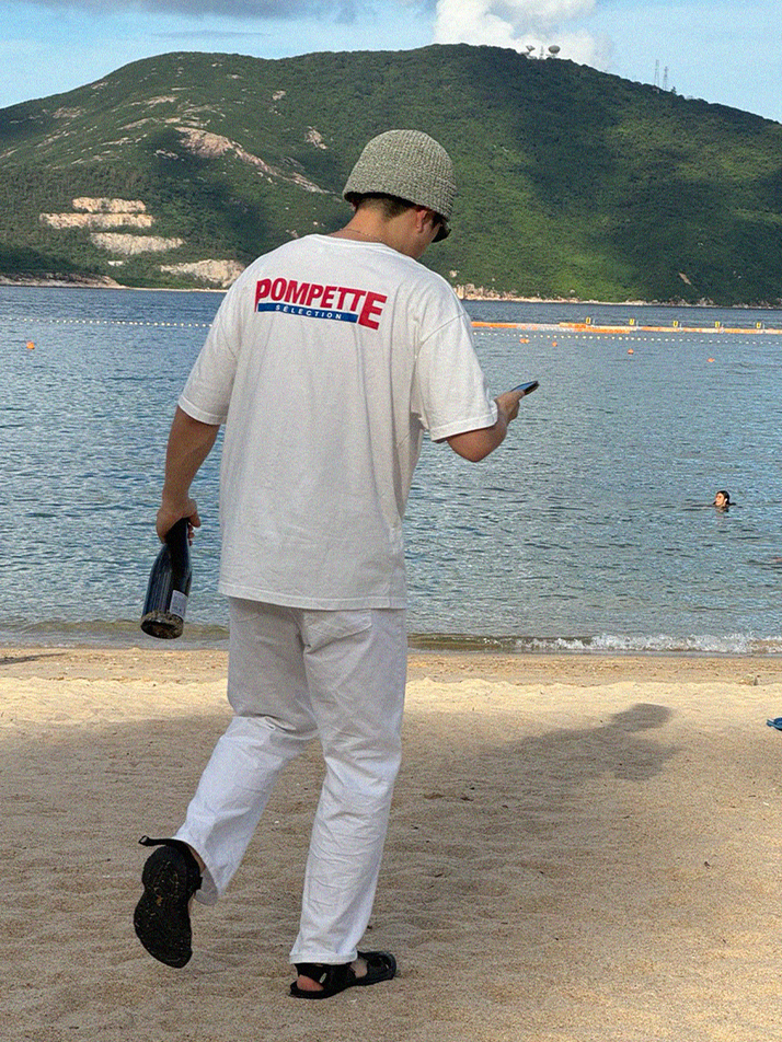 오리지널 로고 티셔츠 - white | ETERNAL JOURNEY