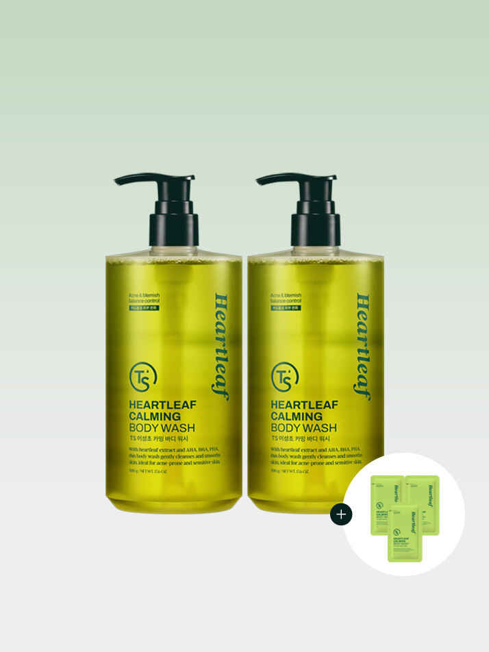 TS 어성초카밍 바디워시 500g*2개+어성초카밍 바디워시 6g*3개 | ETERNAL JOURNEY