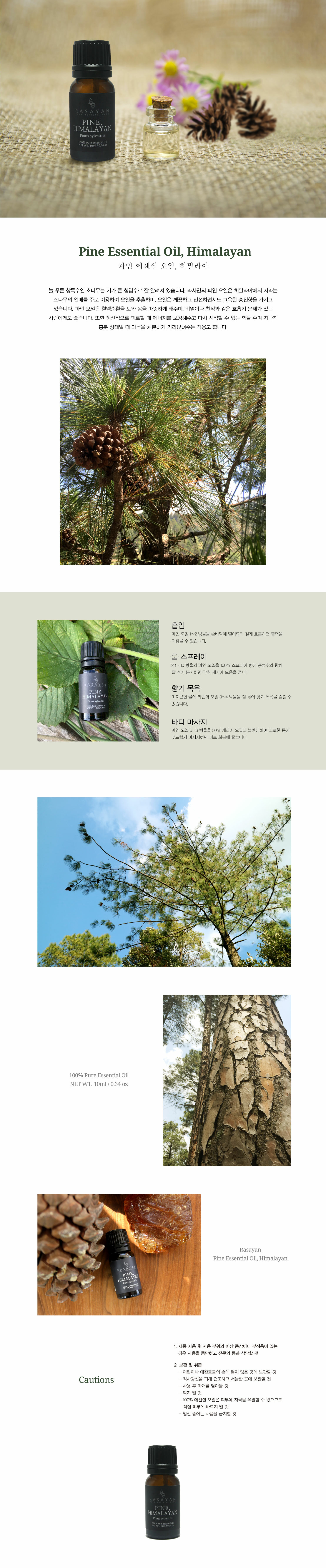 [카트마르] Rasayan 파인 에센셜 오일 Eternal Journey