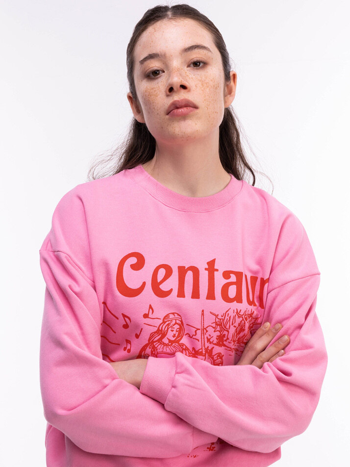 23SS CENTAUR STORY SWEATSHIRT - PINK | ETERNAL JOURNEY