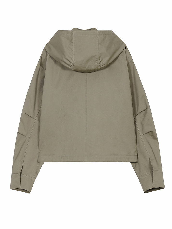 OUTPOCKET SHORT JUMPER KHAKI | ETERNAL JOURNEY